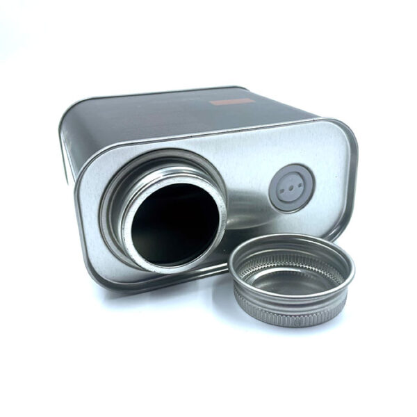 Coffee Bean Tin Can with Vent Hole - JF Tin Can