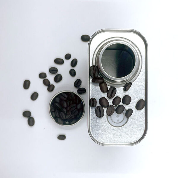 Coffee Bean Tin Can with Vent Hole - JF Tin Can